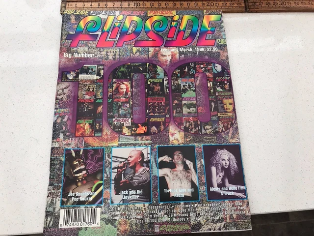 FLIPSIDE MAGAZINE ISSUE 100 Underground Punk Hardcore Magazine 90s £12. ...