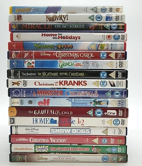 CHRISTMAS DVD BUNDLE/JOB Lot 20 Titles Grinch/Elf/Gruffalo's Child ...