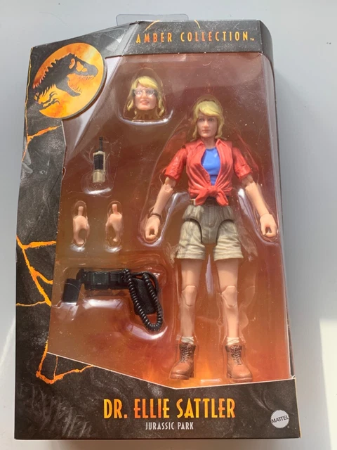 JURASSIC PARK AMBER Collection Dr. ELLIE SATTLER Figure New Sealed £24. ...