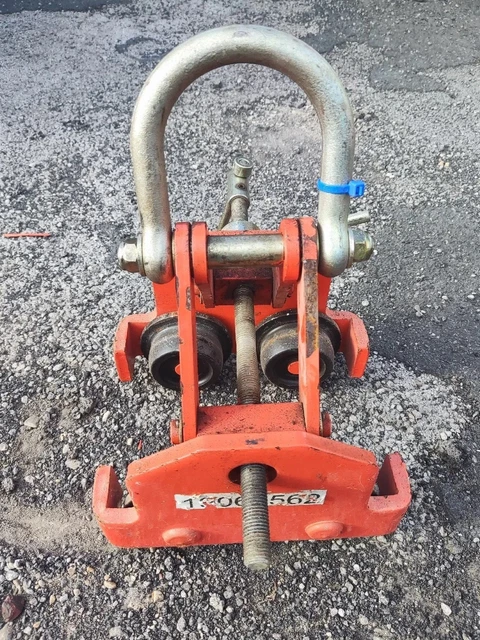 2T TIGER BEAM Mover Girder Trolley Perling Steels Pusher HEAVY DUTY 75 ...