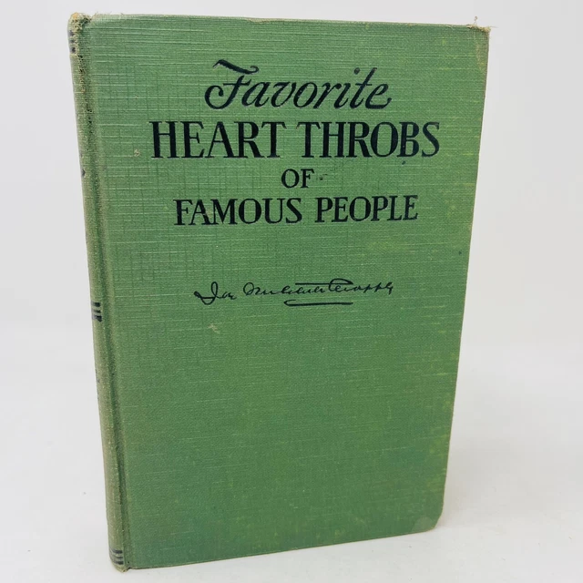HEART THROBS OF Famous People Joe Mitchell Chapple 1929 Upton Sinclair ...