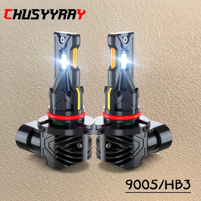 9005/HB3 BRIGHTEST LED Headlight Bulbs 300% Brighter High Beam Head ...