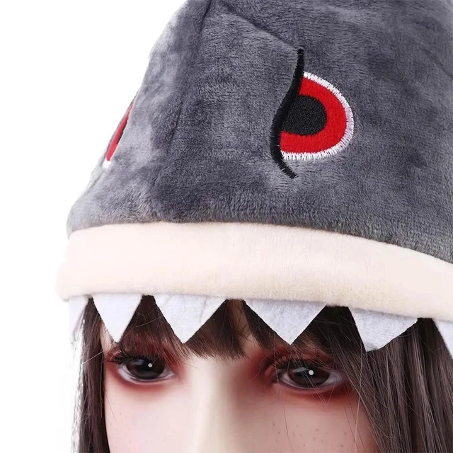 GREY SHARK BITE Jaws Hat Australia Day Animal Fancy Dress Novelty ...