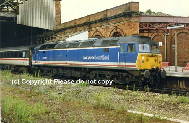 BRITISH RAILWAY DIESEL Locomotive Photo Nse Class 47 # 47547 At ...