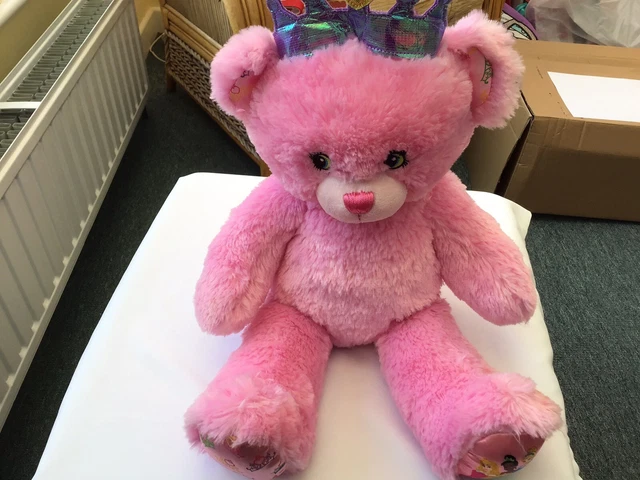 BUILD A BEAR Pink Disney Princess Bear. With Crown. Very Soft. £3.99 ...