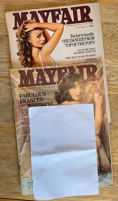 MAYFAIR MAGAZINE VOLUME 13 number 7 and number 10. Mens Adult Vintage Glamour £10.50 - PicClick UK