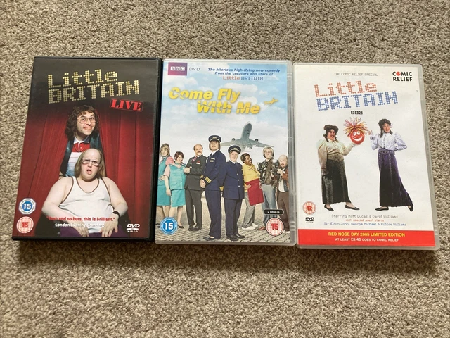 COME FLY WITH me, series 1, tv show, bbc, 2 dvd's Little Britain Plus ...