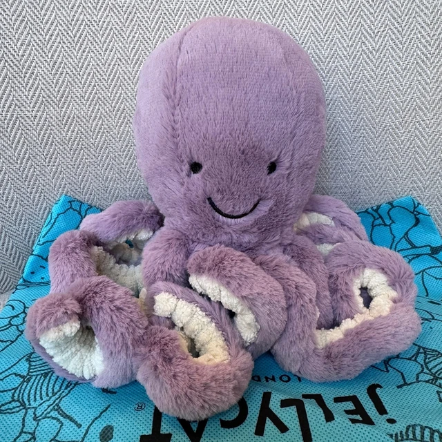 JELLYCAT 23CM MAYA Octopus Plush Super Soft Purple Toy Cuddly Friend ...