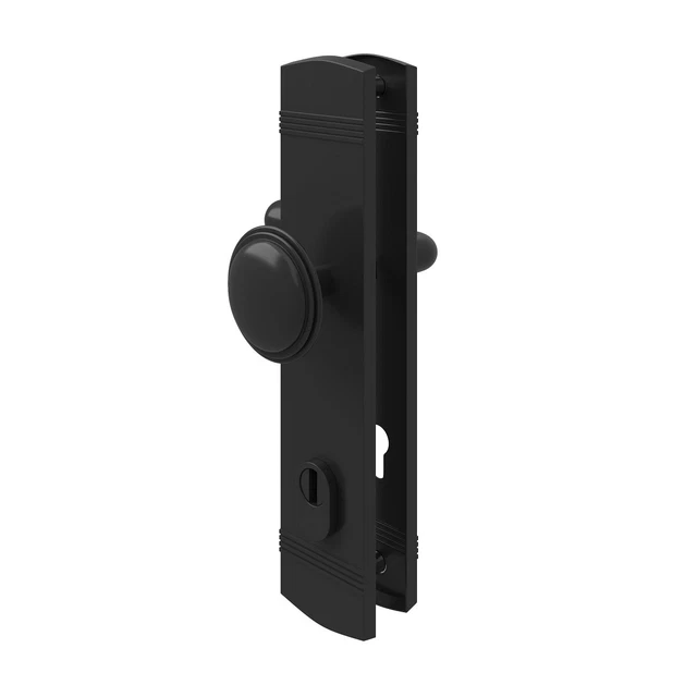 SAFETY FITTING CORE pull protection door fitting black matte door ...