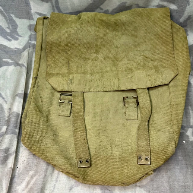 ORIGINAL BRITISH ARMY 37 Pattern Webbing Large Pack - Great Condition ...