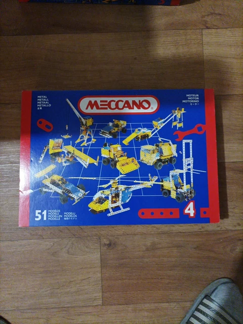 RARE MECCANO BOÎTE 4 Quasi Neuve Complète Avec Notices 1,2,3 Et 4 EUR ...