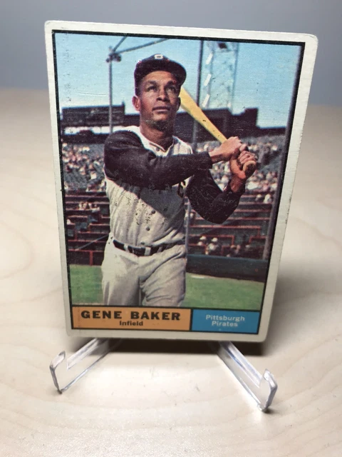 1961 TOPPS PITTSBURGH Pirates Baseball Card #339 Gene Baker - EX $4.24 ...
