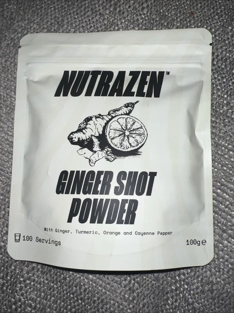 NUTRAZEN GINGER TURMERIC Shot Powder 100g Dietary Supplement with ...