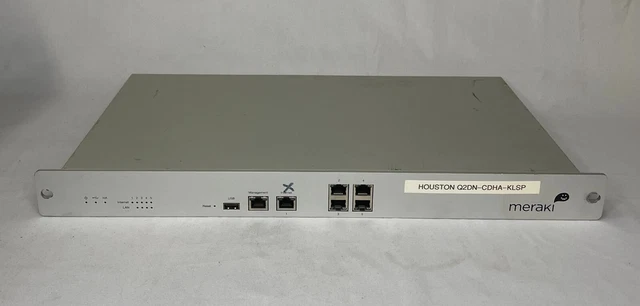 CISCO MERAKI MX80 A80-17100 Cloud Managed Security Appliance $27.13 ...
