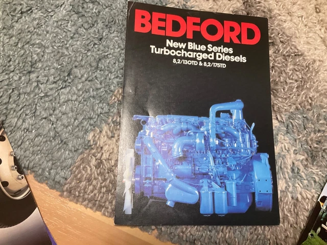 BEDFORD BLUE Series. Turbocharged Diesel Engine. Brochure 1981 £3.99 ...