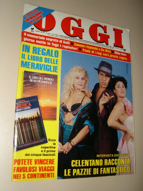 OGGI=1987/40=ADRIANO CELENTANO=HEATHER PARISI=MARISA Laurito=Luca ...