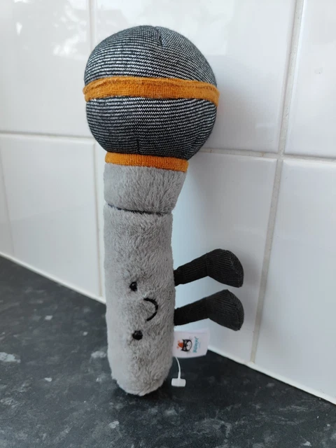 JELLYCAT AMUSEABLE MICROPHONE Rare & Retired Soft Toy Plush £84.99 ...