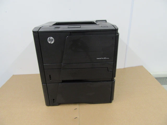 HP LASERJET M401DNE M401 Mono A4 Printer Low Count Xtra 500-Sheet Tray ...