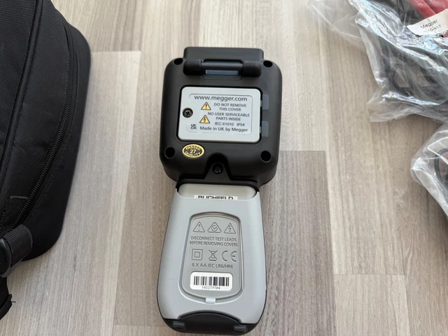 MEGGER DLR02 OHMMETER Profi Elektriker Werkzeug Mit Tasche und Zubehör ...