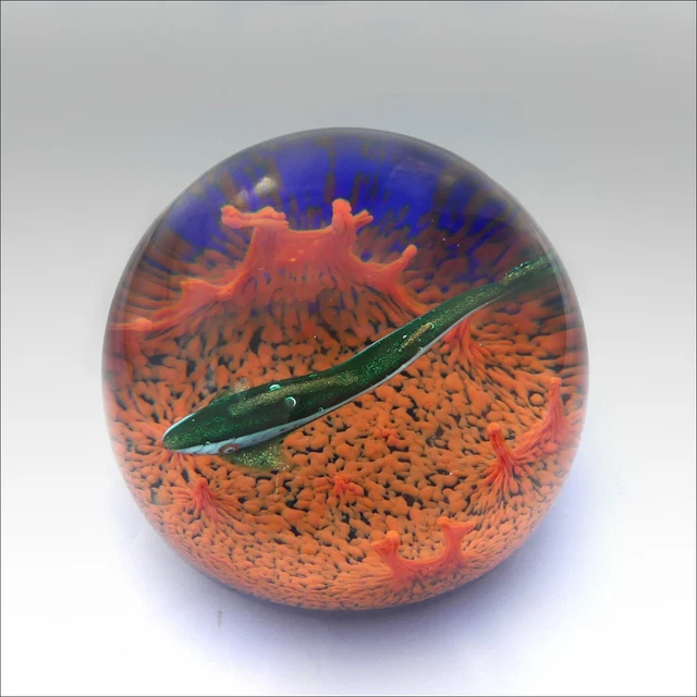 CAITHNESS GLASS (MANSON) Ocean Hunter Artist's Proof lampwork ...