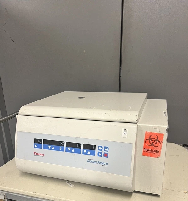 THERMO SCIENTIFIC SORVALL Biofuge Primo R Refrigerated Centrifuge $589. ...