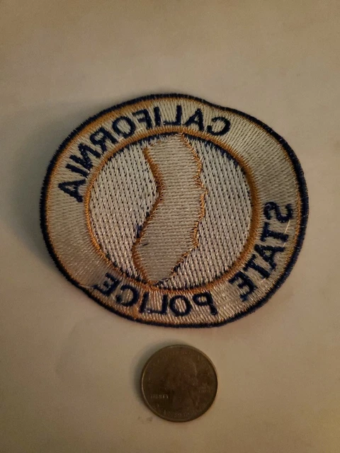CALIFORNIA STATE POLICE Patch - Historical Cosplay Theatre $35.85 ...