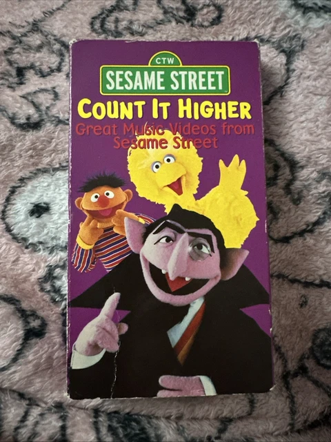 SESAME STREET COUNT It Higher VHS Tape 1999 Great Music Videos From ...