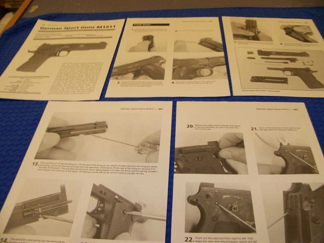Disassembling A 1911 Pistol