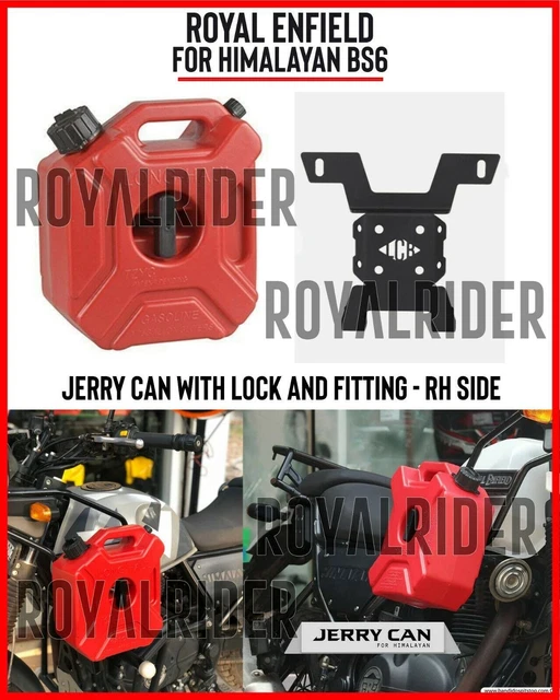 ROYAL ENFIELD HIMALAYAN BS6 "Jerry Can With Lock And Fitting" Right ...