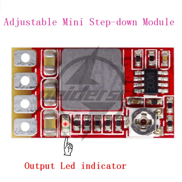 MINI DC-DC 3.3V 3V 5V 9V 12V 3A Buck Step-down Converter Adjustable ...