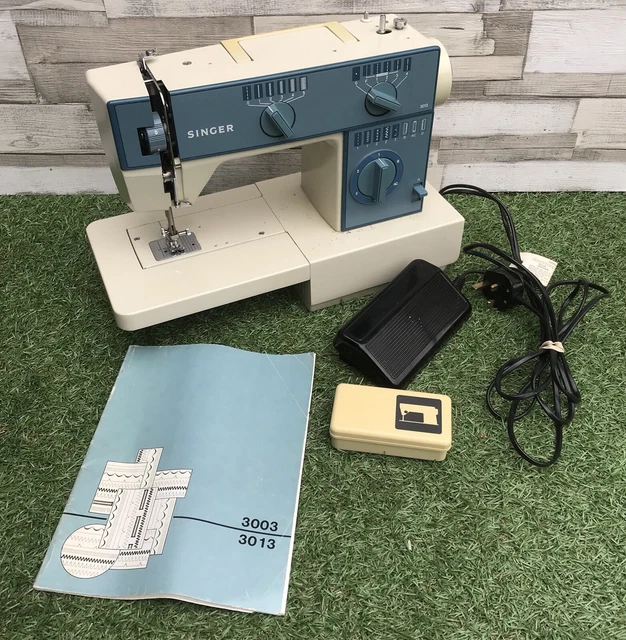 VINTAGE SINGER 3013 Merritt Electric Straight Zig Zag Stitch Sewing ...