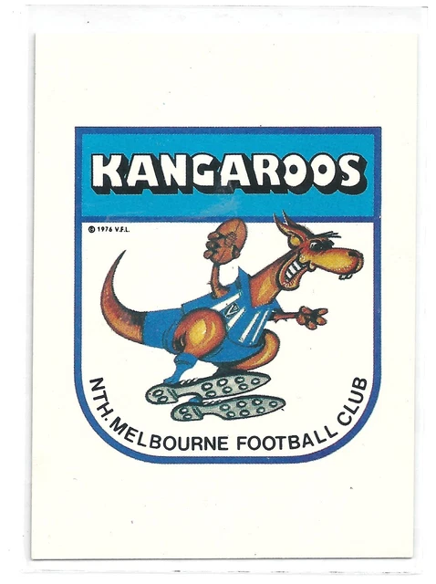1981 SCANLENS EMBLEM Check List NORTH MELBOURNE $4.95 - PicClick AU