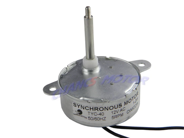 PMSM MOTOR TYC-40 Small Motor 12V AC Synchronous Motor 5RPM Shaft ...