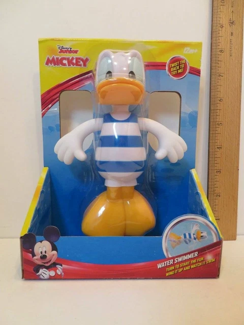 DISNEY JUNIOR DONALD Duck Water Swimmer Wind it Up & Watch Him Swim New ...