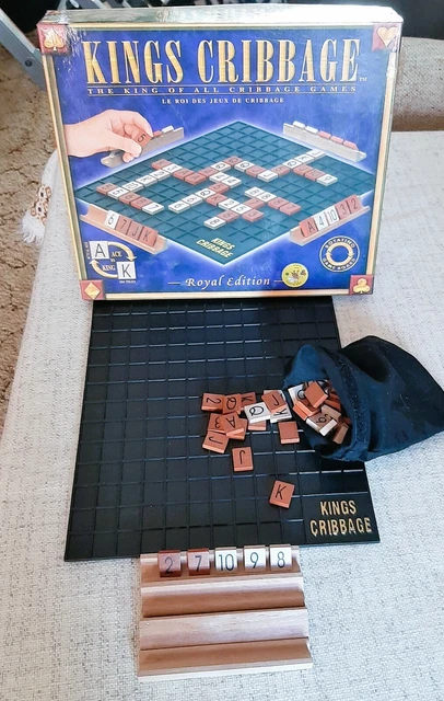 KINGS CRIBBAGE, THE King of All Cribbage Games Board Game Royal Edition ...