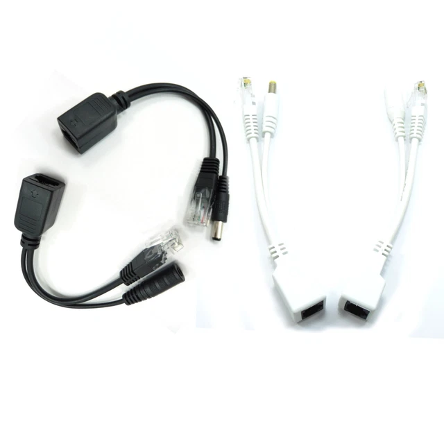 POE PASSIVE POWER Over Ethernet Adapter Kit Network Injector DC ...