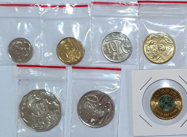 2020 JC EFFIGY 7 Coin EF Set $2 $1 50c 20c 10c 5 Cent Donation Mob of Roos circ $11.50 - PicClick AU