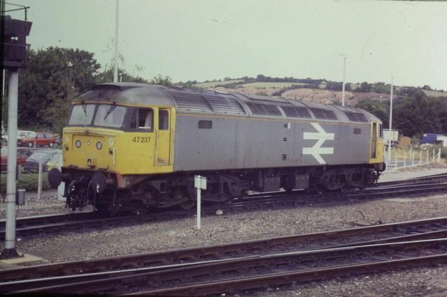 35MM ORIGINAL COLOUR Rail Slide BR Class 47 47237 at Exeter 08.90 £2.99 ...