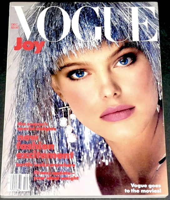VOGUE DECEMBER 1984 Renee Simonsen Avedon Emma Balfour Hans Feurer Andy ...