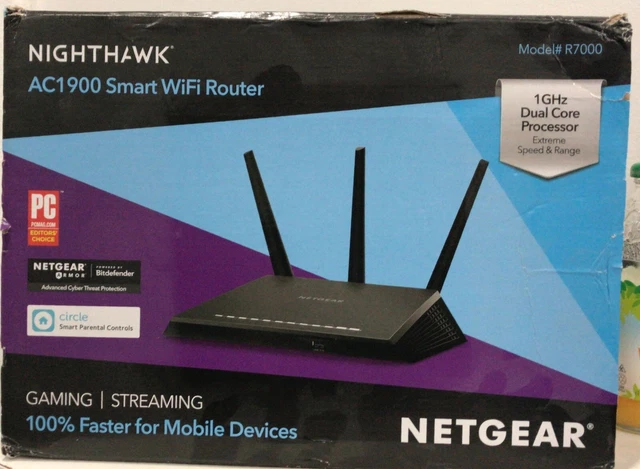 NETGEAR NIGHTHAWK R7000 AC1900 Smart Wi-Fi Router (B9) $49.99 - PicClick