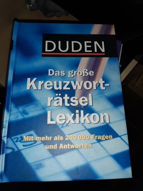 DUDEN - DAS große Kreuzworträtsel Lexikon: Mit mehr... | Buch | Zustand ...