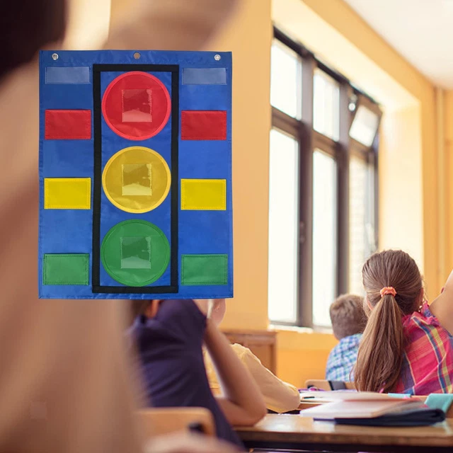 STOPLIGHT POCKET CHART Multipurpose Behavior Chart for Classroom Home ...