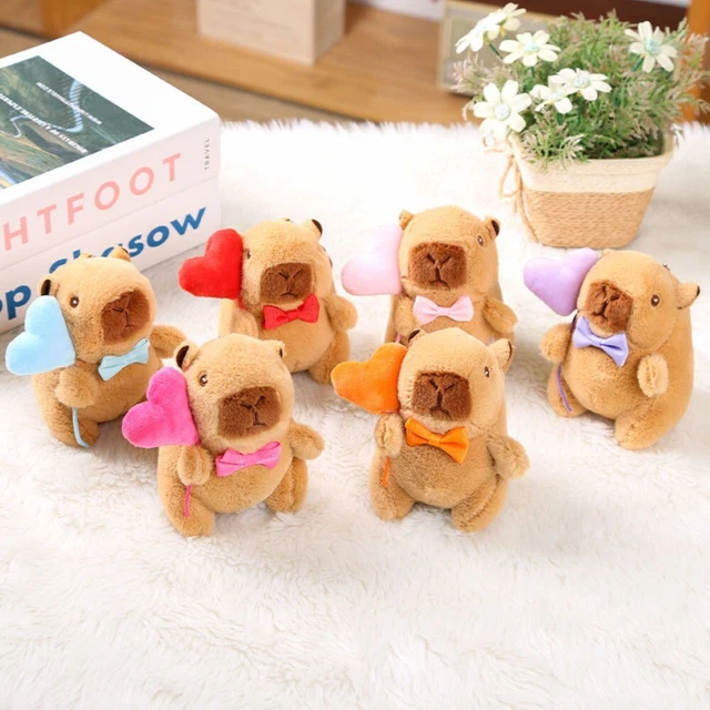 MULTI STYLE PLUSH Capibara Capibara Keychain Kawaii Key Ring Haning Car ...