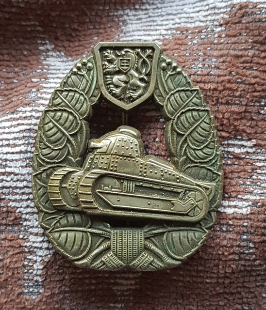 WW2 GERMAN ALLIES Czechoslovakia Tank Crew Badge £14.75 - PicClick UK
