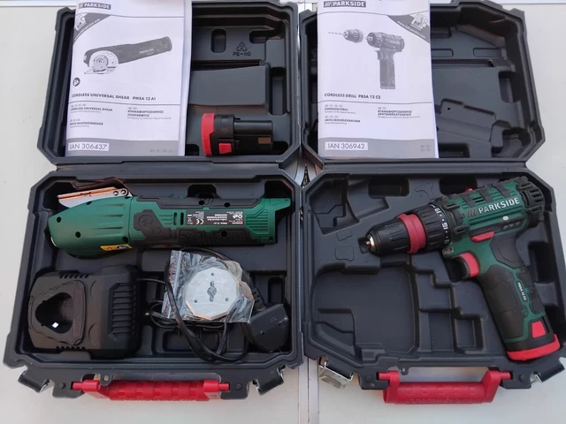 PARKSIDE CORDLESS UNIVERSAL shear and drill £62.00 - PicClick UK
