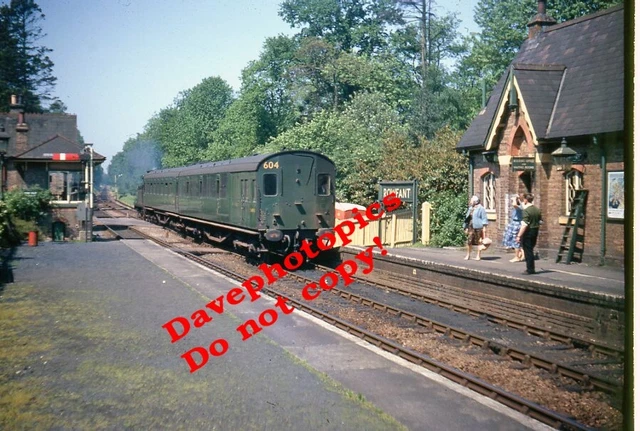 ORIGINAL 35MM Slide Railway Diesel /Steam- Rowfant station & 31543 -11 ...