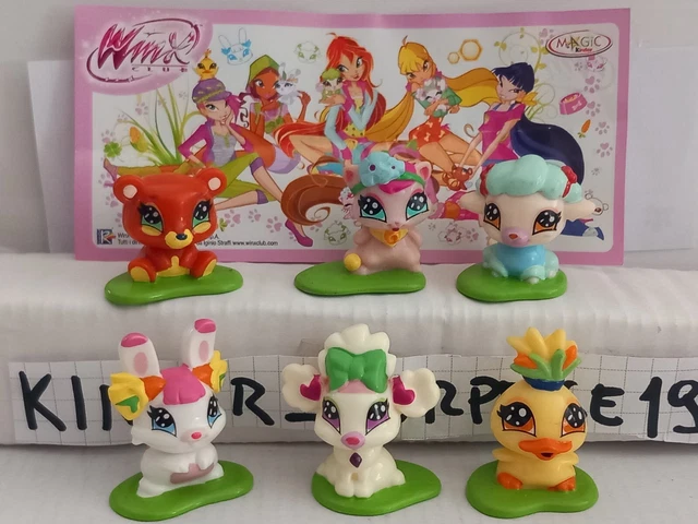KINDER FERRERO SURPRISE Complete Serie Winx Club Love & Pet Figurines ...