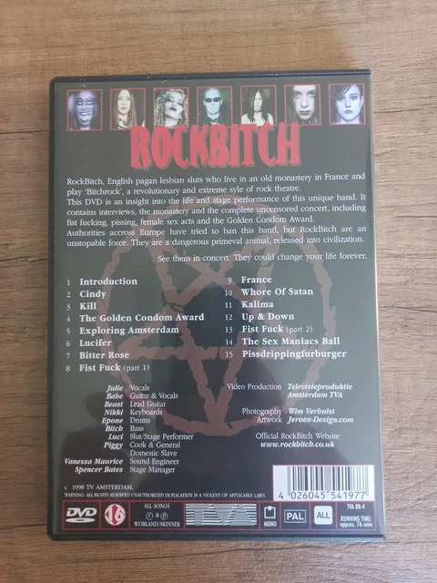 ROCKBITCH DVD LOT x2 - Bitchcraft - The Bitch O'clock News - Rare EUR ...