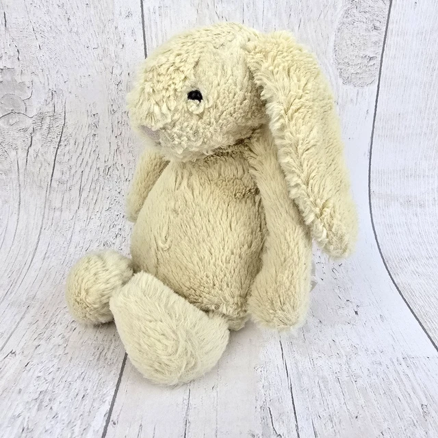 JELLYCAT BASHFUL BUNNY Lemon Yellow small 18 cm x 15 cm £9.99 - PicClick UK
