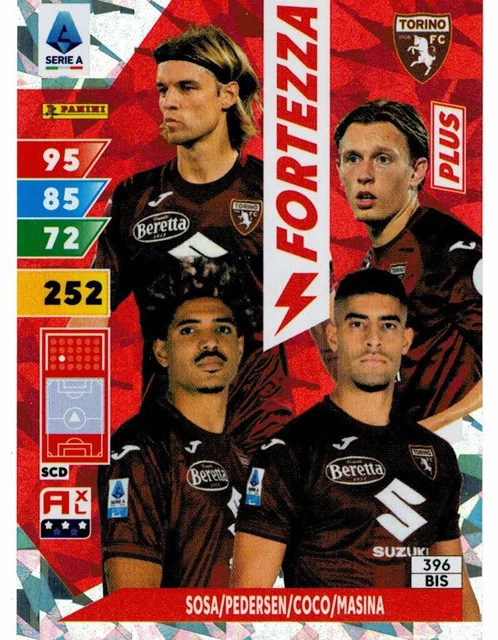 PANINI CALCIATORI ADRENALYN XL 2024-2025 Card N. 396 Bis Torino ...
